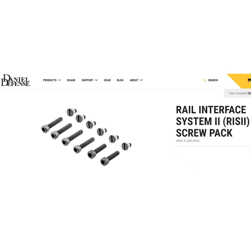 原廠Daniel Defense RAIL INTERFACE SYSTEM II (RISII)專用螺絲組合-全新現貨 | 蝦皮購物