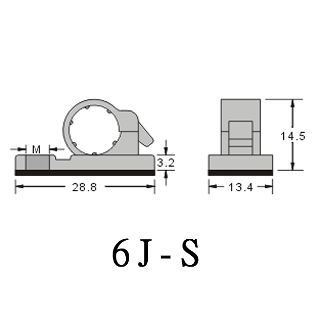 【含稅店】KSS凱士士 黏式配線固定座 4J-S 6J-S 8J-S 理線器 電線固定器 背膠扣線器 卡式整線器 | 蝦皮購物
