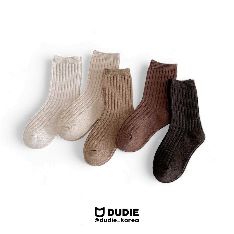 韓國Dudie 簡約長襪 童裝 代購 男女童 大童 兒童 素色 襪子 | 蝦皮購物