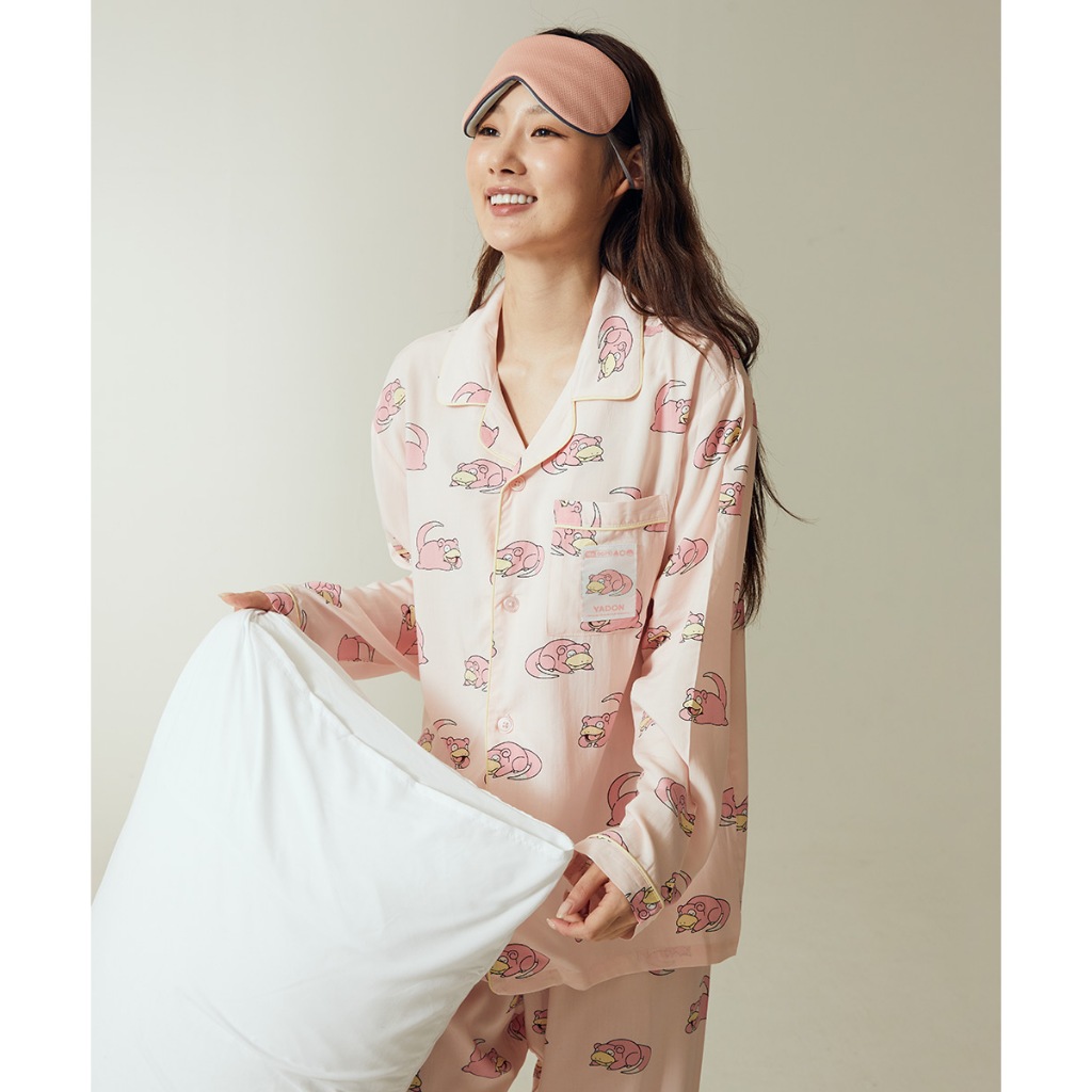 【zz韓國代購🇰🇷】 🔥新增新款🔥 SPAO x 寶可夢 睡衣 睡褲 套裝 拖鞋 神奇寶貝 皮卡丘 兒童睡衣 | 蝦皮購物