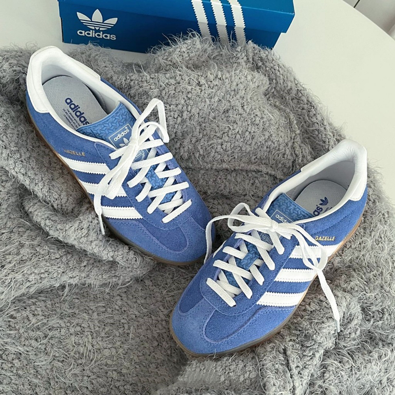 Adidas Originals Gazelle Indoor 藍白 黃白 休閒鞋 焦糖底 HQ8716 HQ8717 | 蝦皮購物