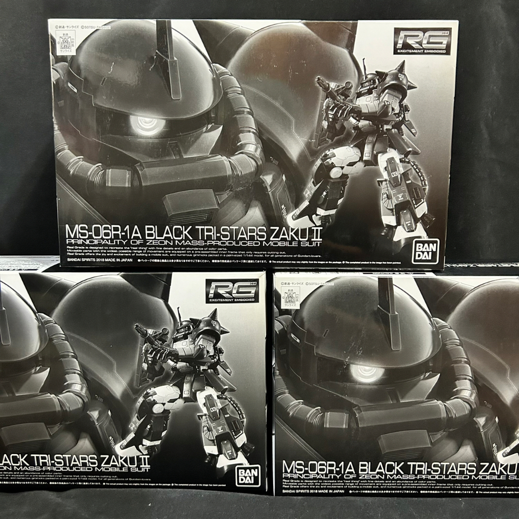 RG 1/144 MS-06R-1A BLACK TRI-STARS ZAKU II/黑色三連星 | 蝦皮購物