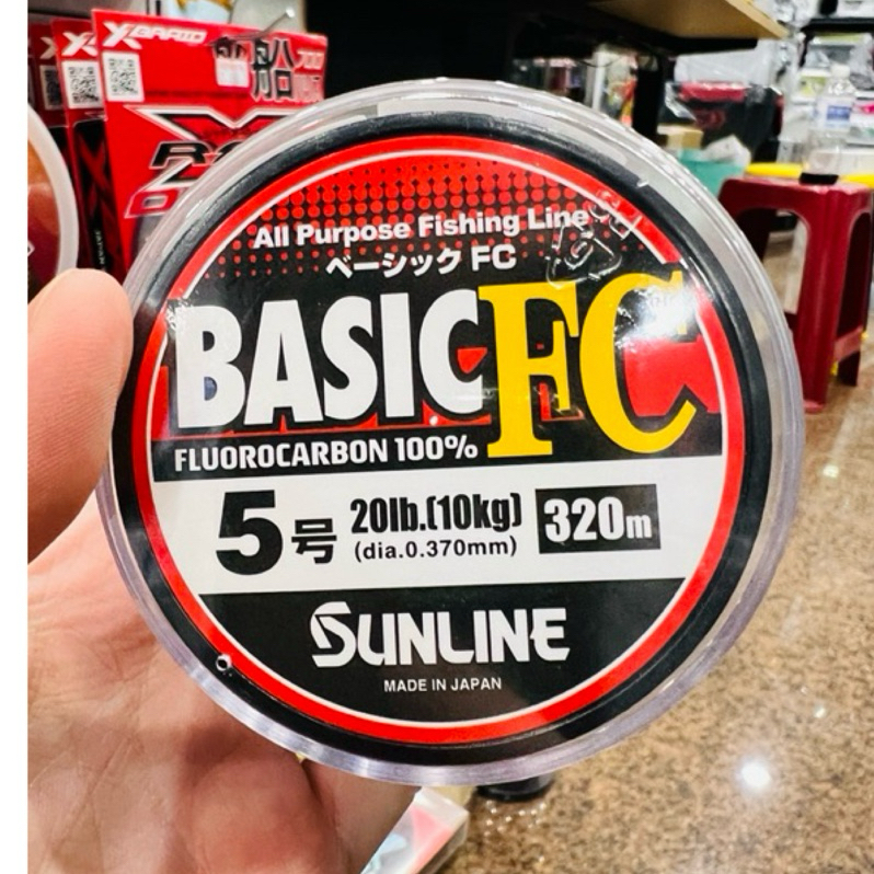 Sunline 23新版 Basic FC 320m 大米數 碳纖線 下野正稀 新款 路亞 磯釣 子線 碳纖維 | 蝦皮購物