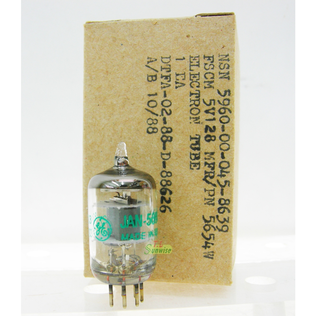 特殊軍規管 6AK5 ︽NO:61061 美國 GE JAN-5654W (NIB 1只真空管( 5654 中國 6J1 | 蝦皮購物