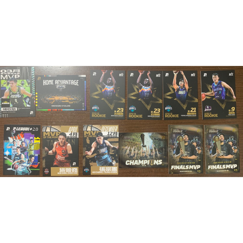 PLG P.league P+ 田浩 曾祥鈞 石博恩 楊浩之 張宗憲 施晉堯 楊敬敏 辛特力 富邦冠軍球員卡 | 蝦皮購物