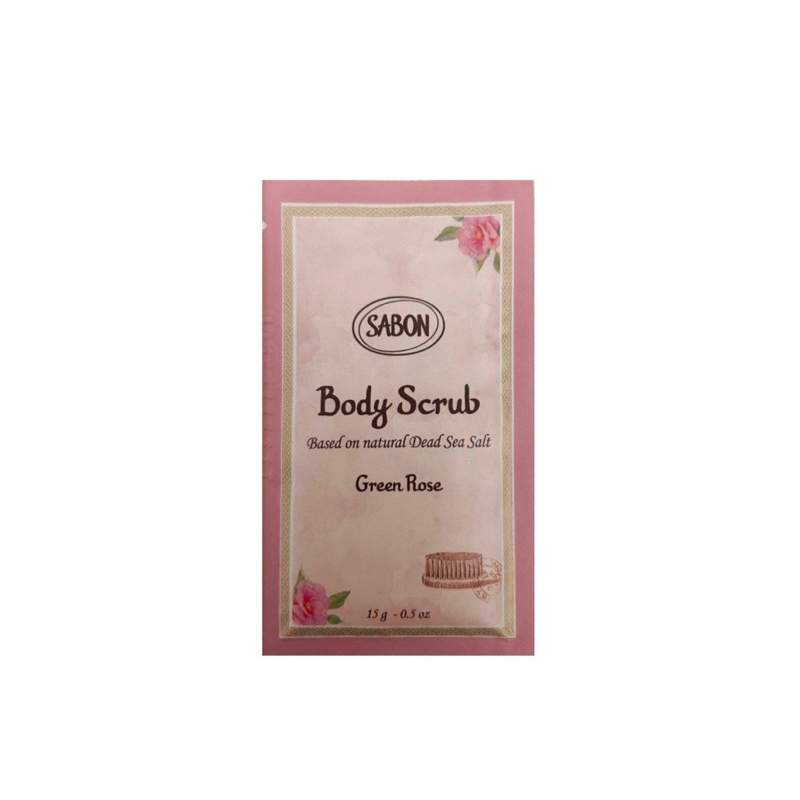 SABON 以色列綠玫瑰身體磨砂膏15g/茉莉花語身體磨砂膏15g/綠玫瑰身體磨砂膏15g-有效期 | 蝦皮購物