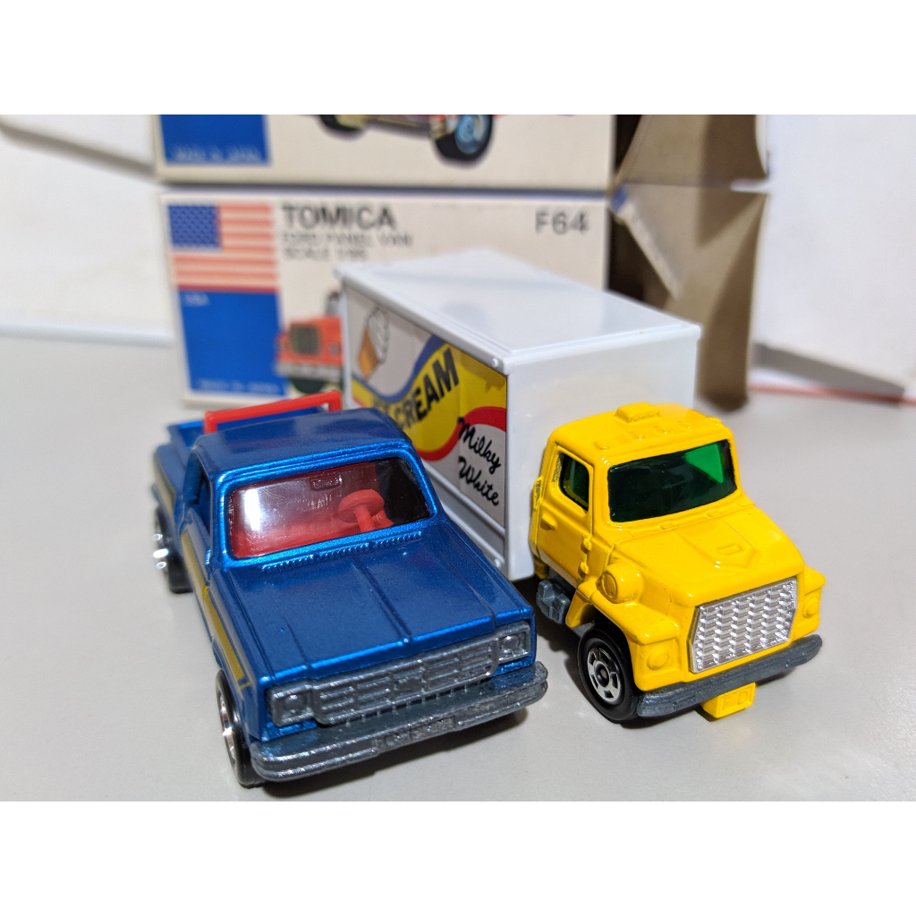 多美 tomy Tomica F44 Chevrolet Truck 皮卡 F64 Ford Panel VAN 藍盒 | 蝦皮購物