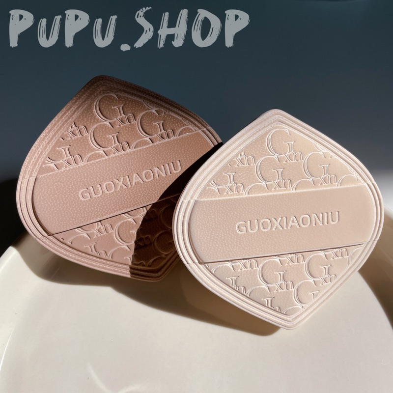 Pupu.shop♡台灣現貨｜郭小妞 奶咖粉撲氣墊 雙頭尖氣墊粉撲 郭小妞粉撲 | 蝦皮購物