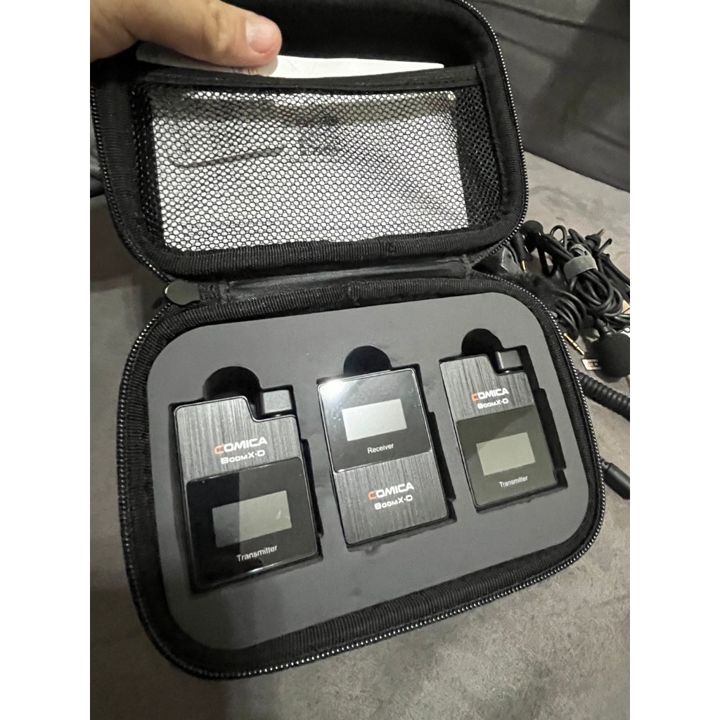 COMICA BoomX-D 一對二無線領夾式麥克風 二手近全新 無TYPEC接收器 | 蝦皮購物