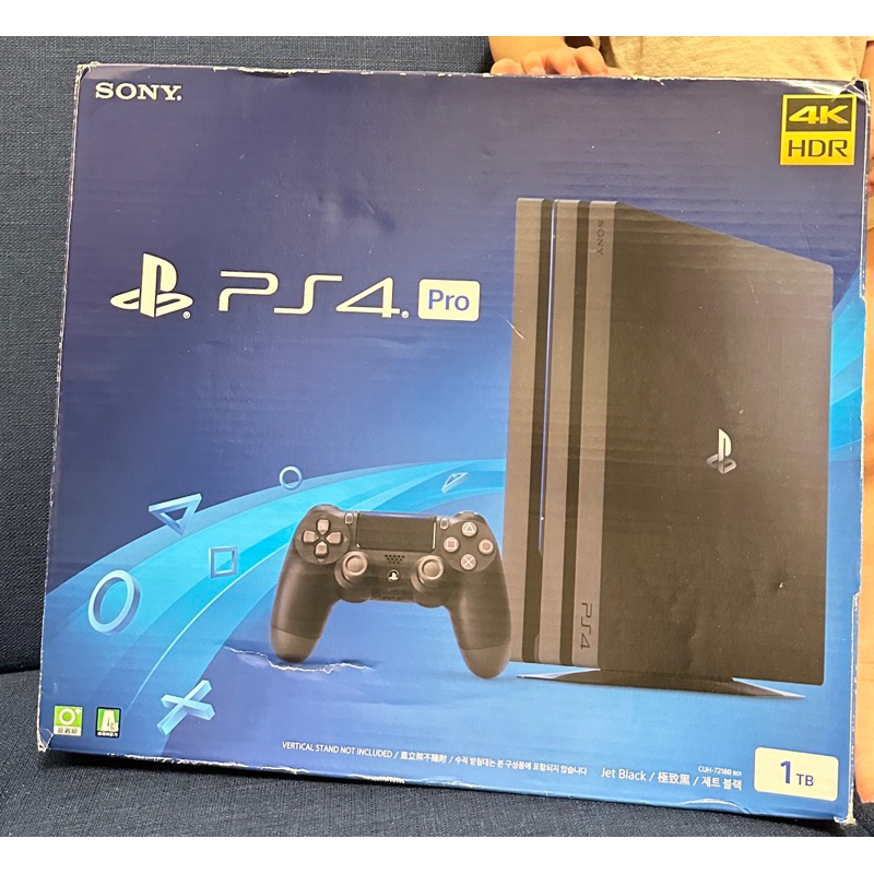 PS4 PRO 7117B 1TB 主機 黑 附原廠盒裝 8.9成新 台灣原廠貨 | 蝦皮購物