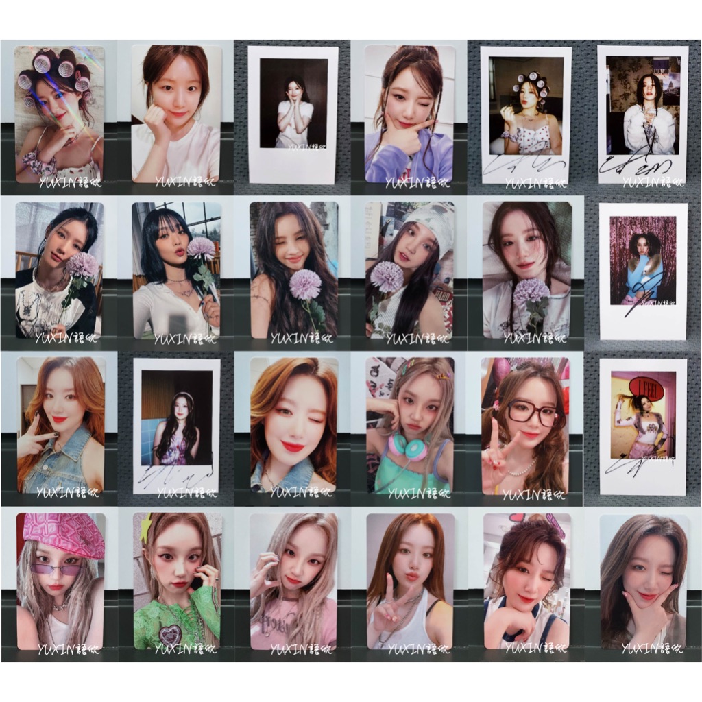 現貨 (G)I-DLE 官方 小卡 迷你六輯 I feel 專輯 Queencard KMS Station 特典 | 蝦皮購物