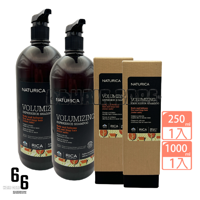 66SS🌵現貨當天寄出 義大利 RICA 髮質保養 強韌豐量洗髮精 250ml/1000ml 附押頭 細軟髮質 | 蝦皮購物