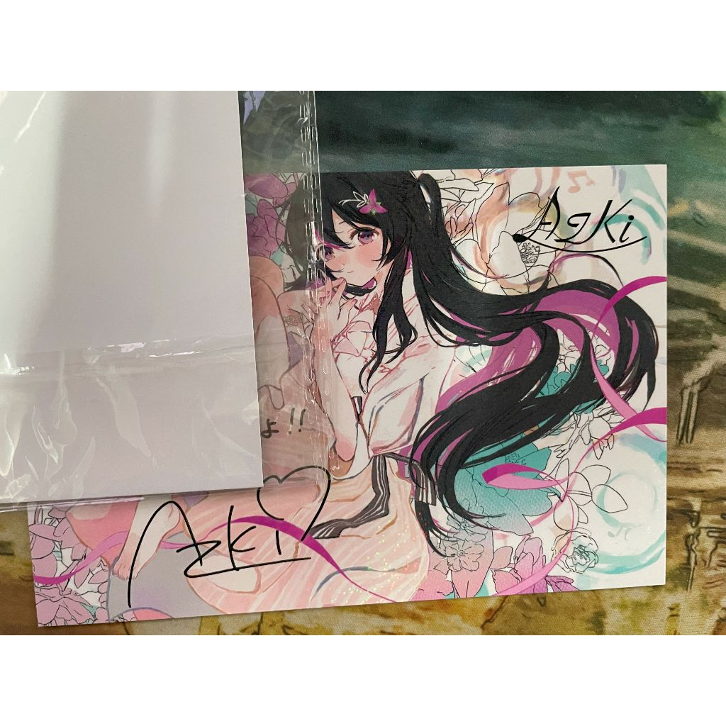 現貨 Hololive AZKi 出道EP 3枚目の地図特典 複製簽名訊息明信片 無專輯 | 蝦皮購物
