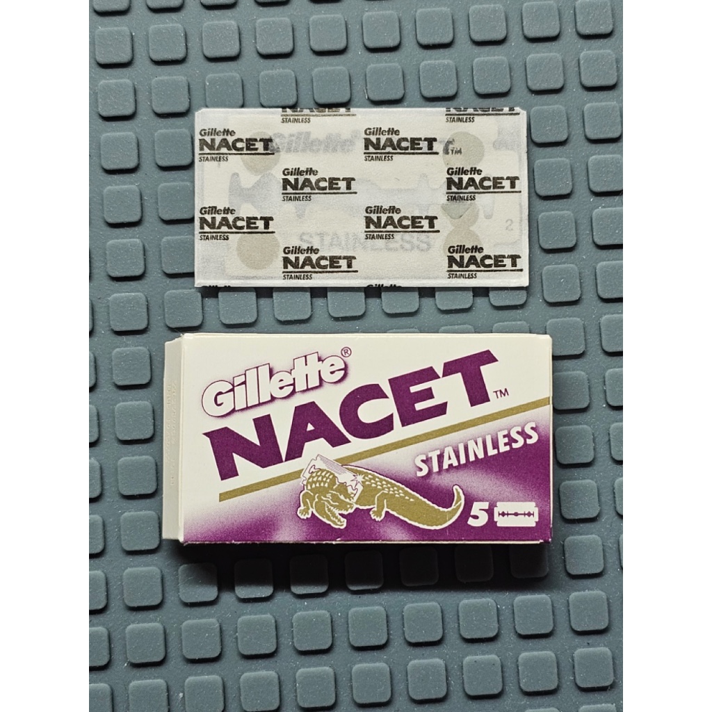 Gillette Nacet Stainless DE Blade 刮鬍刀片 | 蝦皮購物