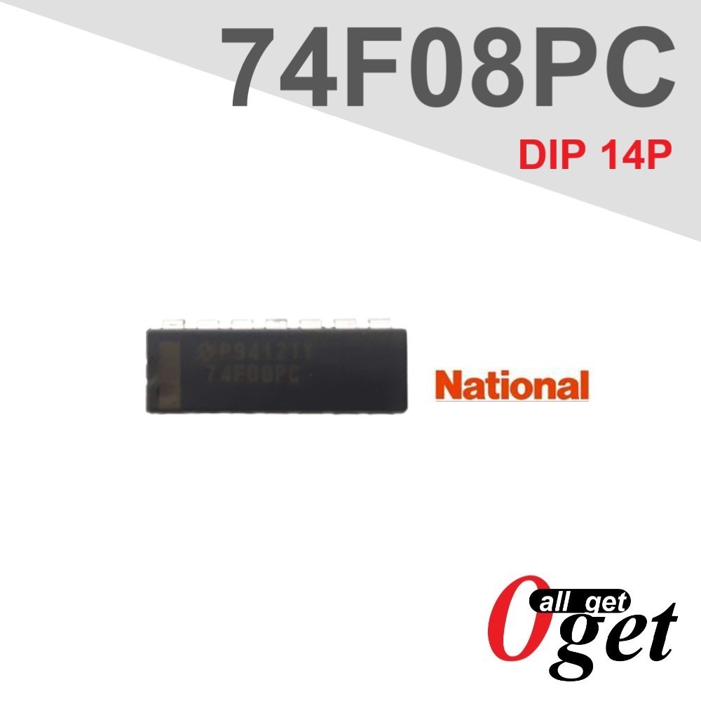 【堃邑Oget】National 74F08PC DIP 14P 全新現貨 隨貨附發票 | 蝦皮購物