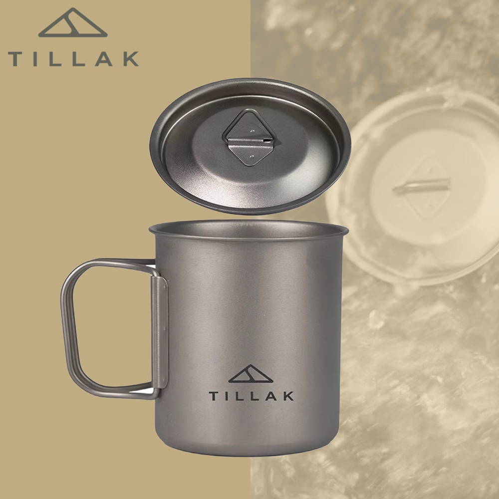 TILLAK鈦杯 】鈦杯 露營杯 水杯 露營餐具 咖啡杯 登山杯 熱水杯 純鈦杯 杯蓋 馬克杯 純鈦 TILLAK | 蝦皮購物