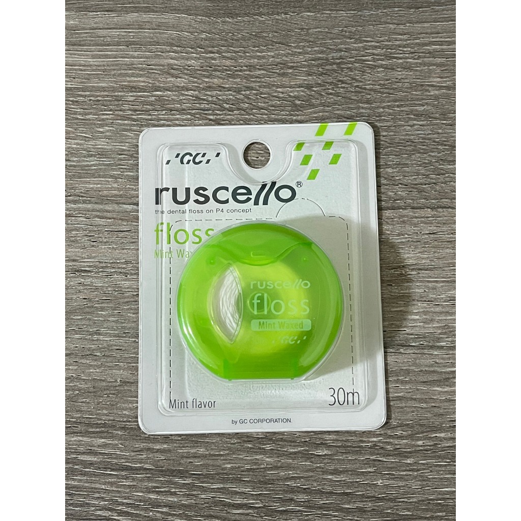 現貨 牙線 GC RUSCELLO FLOSS 30m 粉 紫 綠 齒科推薦 牙線推薦 薄荷有蠟 Mint Waxed | 蝦皮購物