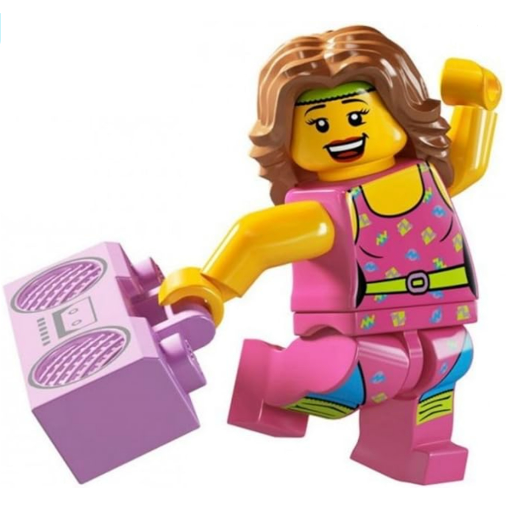 樂高 8805 人偶 第5代 10號 韻律舞老師｜LEGO Minifigure Fitness Instructor | 蝦皮購物