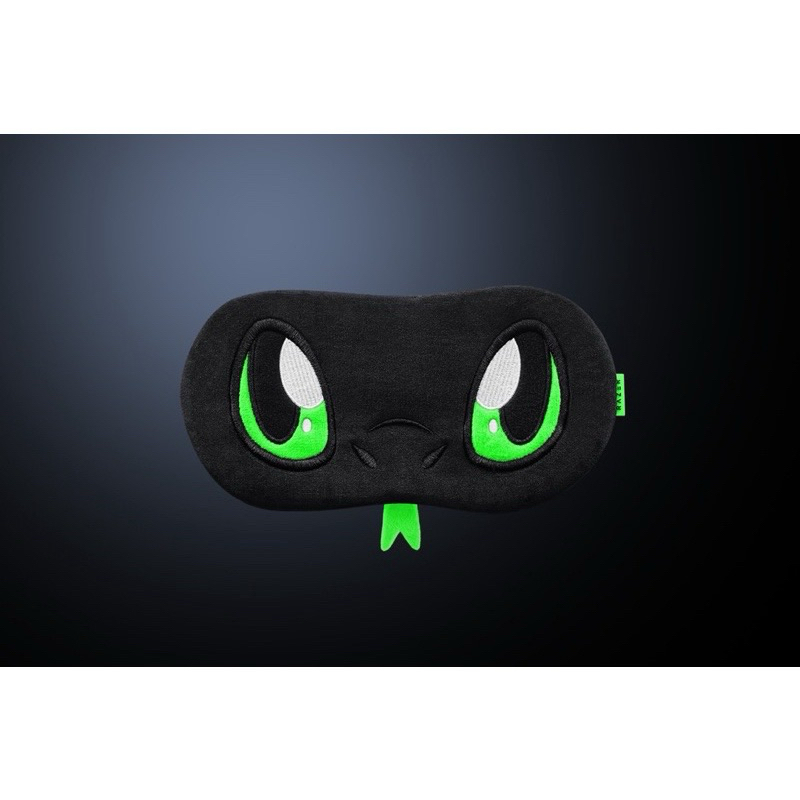 Razer Eye Mask 雷蛇 雷小蛇 蛇蛇眼罩 助眠眼罩 舒適眼罩 助眠 | 蝦皮購物
