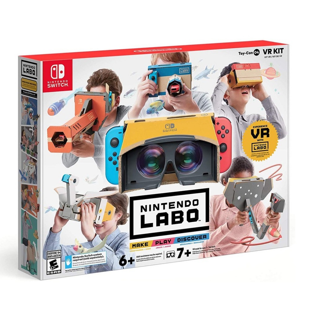 【就是要玩】現貨 NS Switch LABO Toy-Con 任天堂玩具實驗室 遊戲 玩具 機器人 ToyCon 親子 | 蝦皮購物