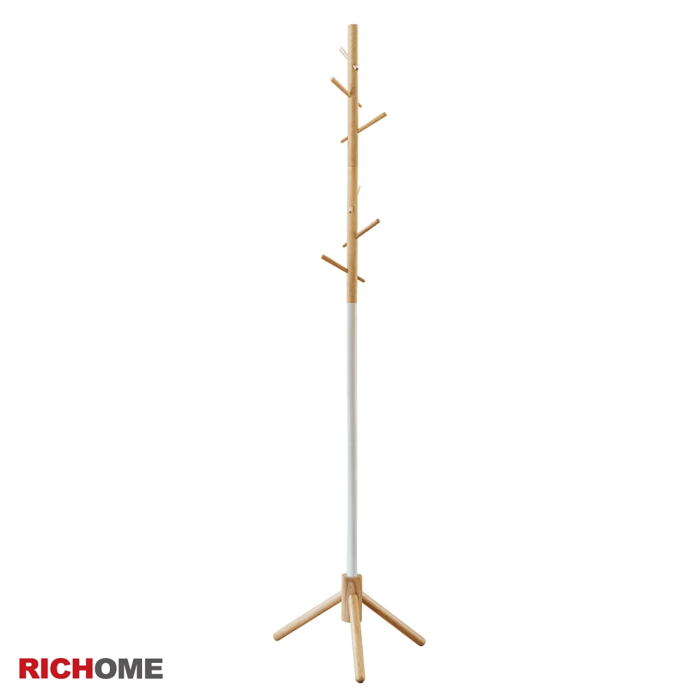 RICHOME 福利品 HA-149 布藍雀衣帽架 衣帽架 掛衣架 玄關架 衣架 衣物收納 玄關 | 蝦皮購物