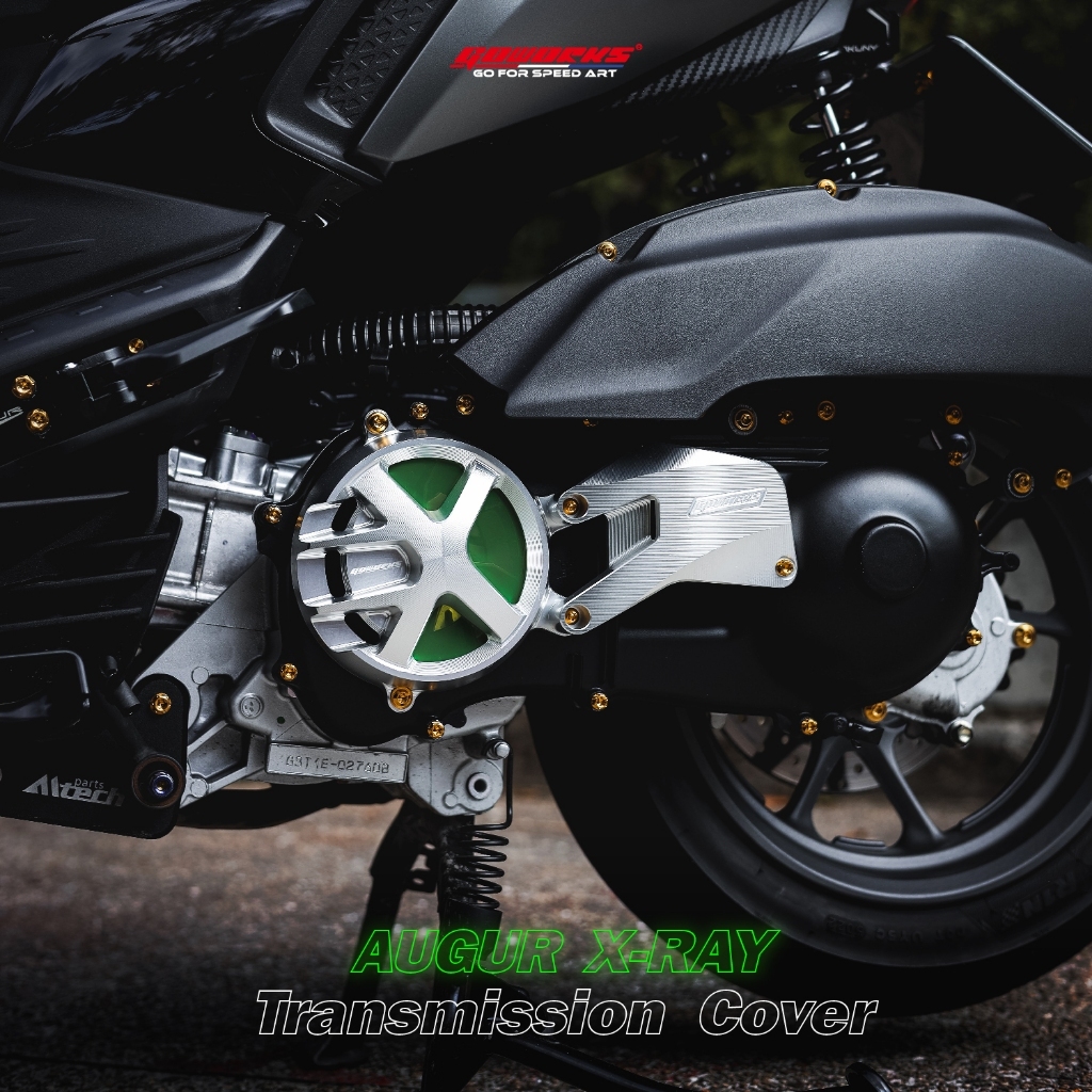 GOWORKS YAMAHA B8R FORCE2.0 水冷BWS 6代戰 AUGUR 傳動蓋 透視鏡片 XRAY造型. | 蝦皮購物