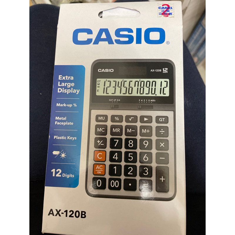 Casio電子計算機（全新品）AX-120B | 蝦皮購物