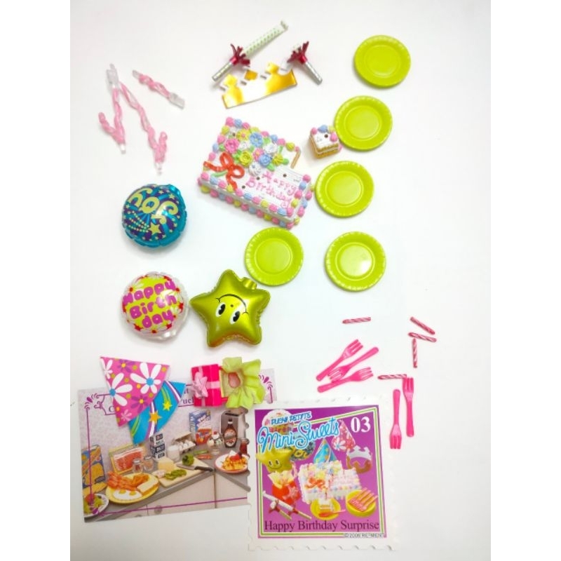 re ment 盒玩 mini sweets 生日蛋糕 | 蝦皮購物