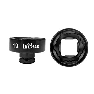 【LaBear】2分 超短 穿透式套筒 穿透 止滑套筒 17mm/19mm 防滑套筒 1/4" Dr. 手動套筒 專利 | 蝦皮購物