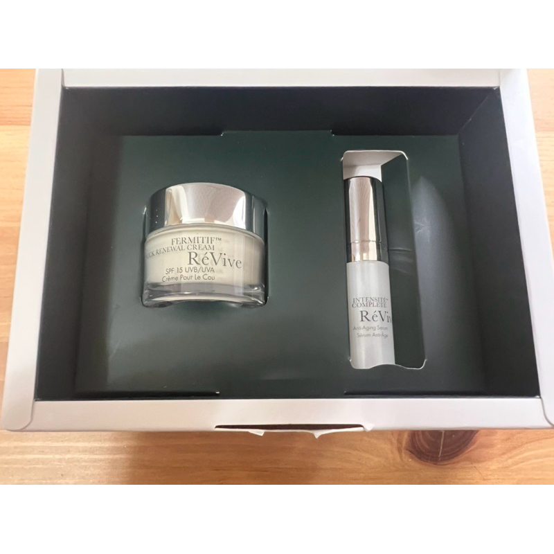 全新Revive 六胜肽臉部抗皺精華 5mL + 光采抗痕美頸霜 SPF 15 15mL | 蝦皮購物