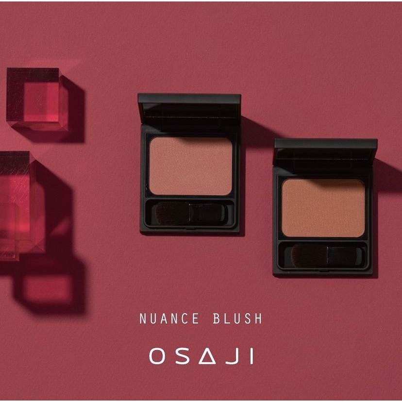 OSAJI 單色腮紅盤2色 2024新色 腮紅頰彩 敏感肌 純粹彩妝 自然彩妝 日本專櫃 | 蝦皮購物