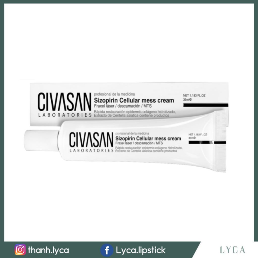 [LYCA] 現貨秒發 CIVASAN Sizopirin Cellular Mess Cream 35ml | 蝦皮購物