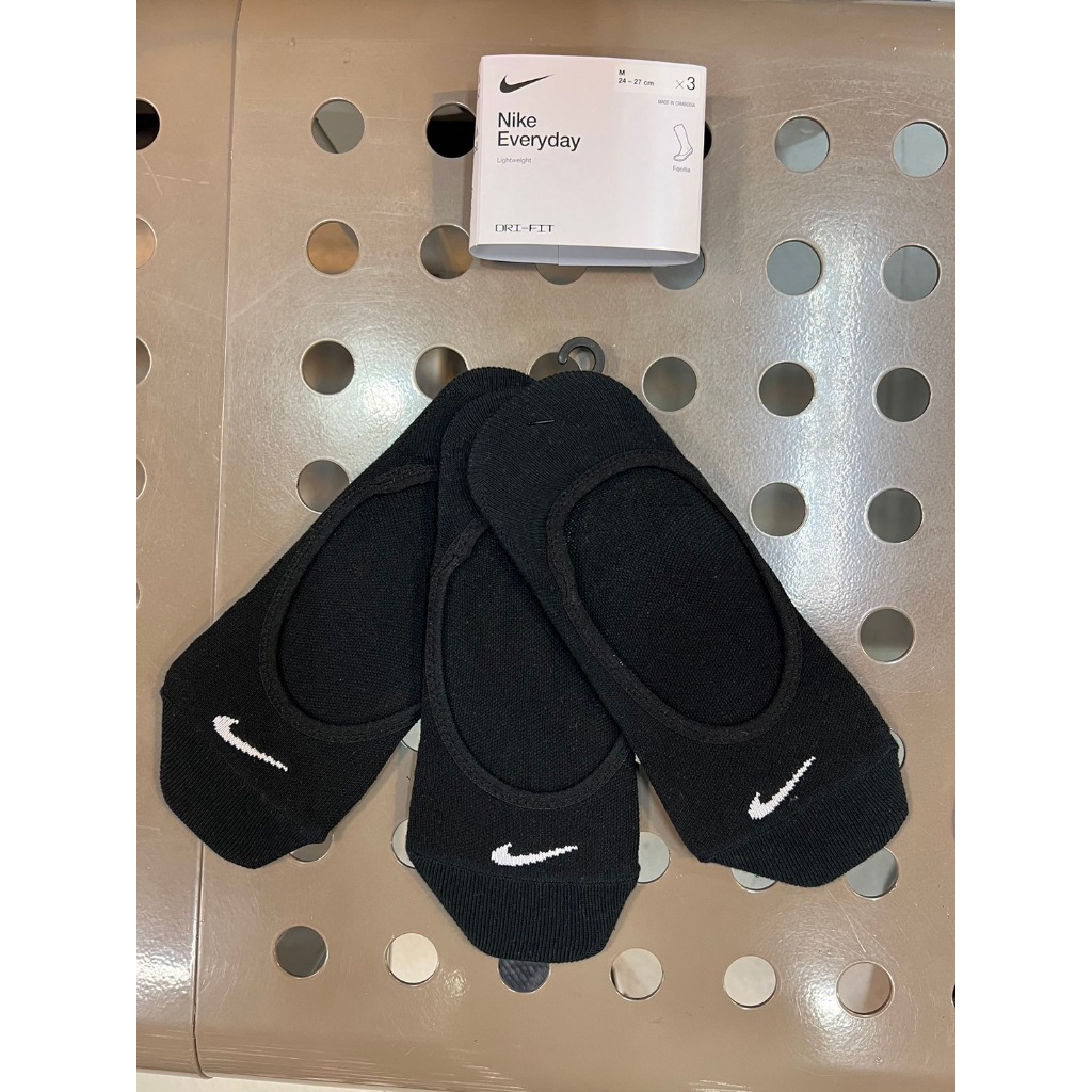 七折 NIKE Lightweight 三雙一組 隱形襪 後跟止滑 型號 SX4863-010 SX4863-101 | 蝦皮購物
