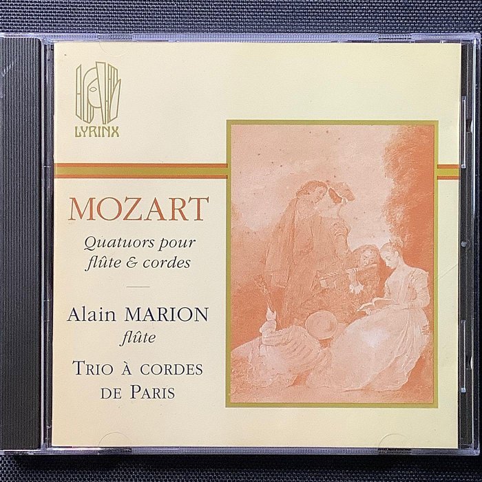 TAS榜/Mozart莫札特-四首長笛四重奏 Alain Marion/長笛 舊版1993年法國全銀圈版無ifpi | 蝦皮購物