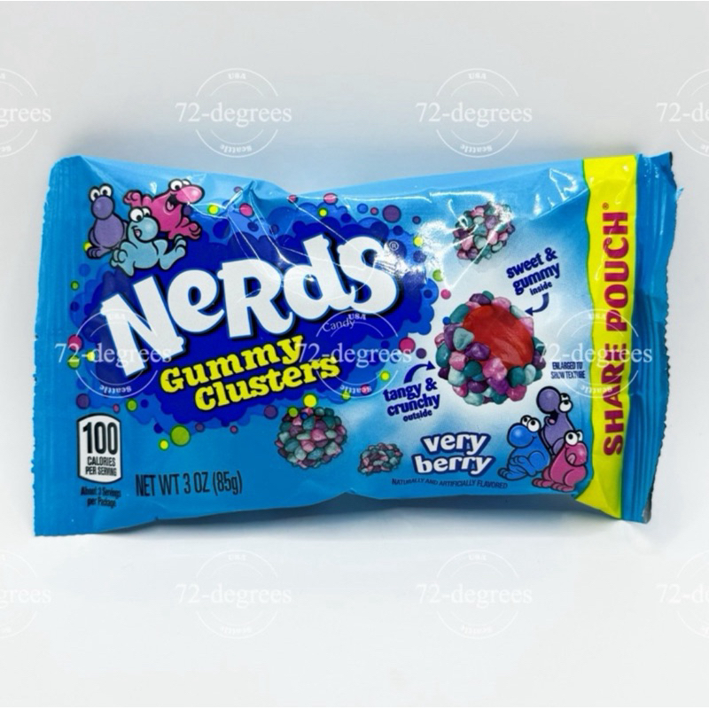 ️72_degrees 美國 Nerds Gummy Clusters 彩虹糖 彩虹軟糖 very berry | 蝦皮購物