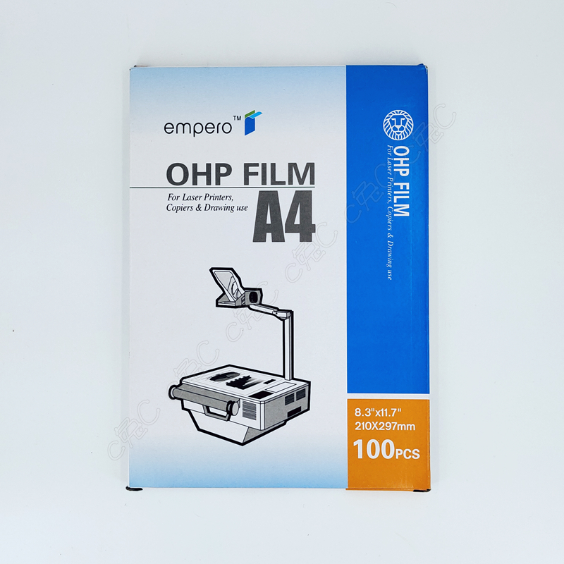 Empero-A4雷射投影膠片 100mic OHP FILM 影印透明片 A3幻燈片 複印投影片 賽璐珞片 打印膠片 | 蝦皮購物