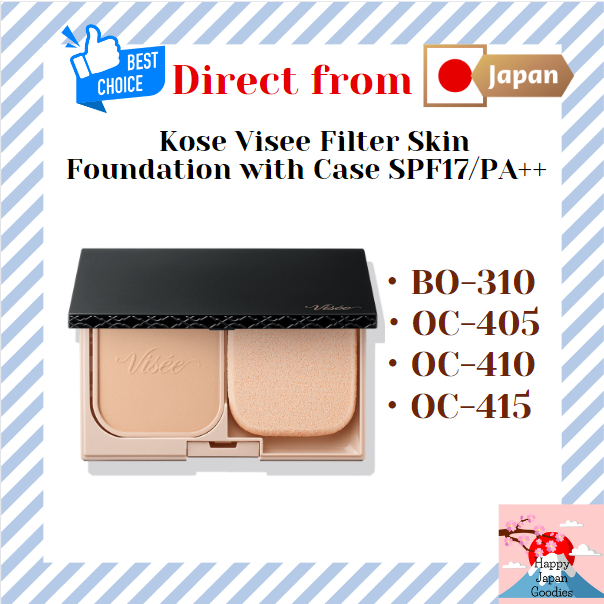 Kose Visee 濾鏡肌膚粉底液連盒子 SPF17/PA++ [日本直送] | 蝦皮購物
