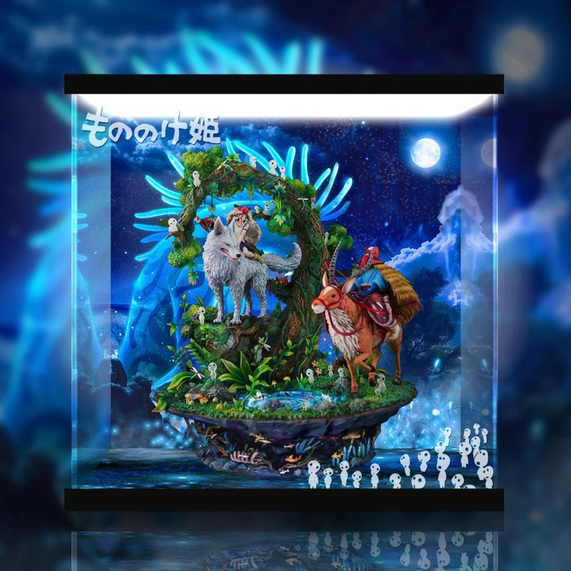 《Yao 挖寶趣》OPM 魔法公主 宮崎駿 GK雕像 專用展示盒 | 蝦皮購物