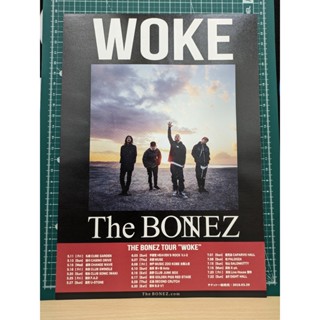 〖The BONEZ〗WOKE專輯2018日本巡演傳單*1+貼紙*3 | 蝦皮購物