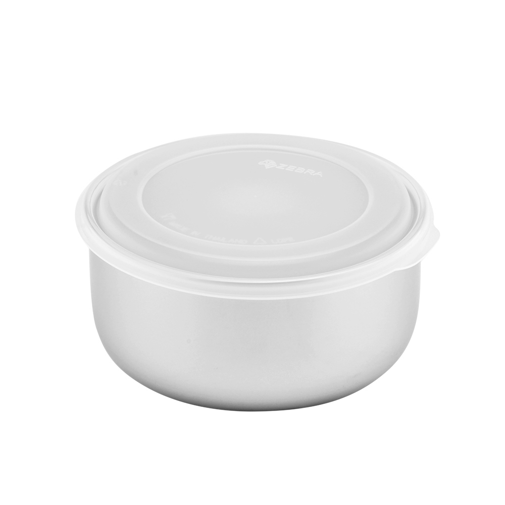 【ZEBRA斑馬牌】高型調理碗-附蓋 16cm 1.5L (304不銹鋼 保鮮碗 沙拉碗) | 蝦皮購物