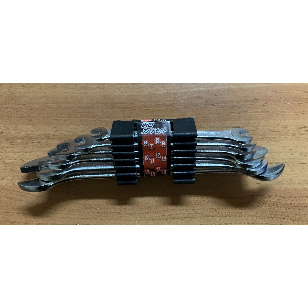 (蝦皮代開發票)全新日本平輸進口水貨非台灣公司貨日本藤原產業 SK11 E-Value ESW-06S六件式組合扳手套組 | 蝦皮購物