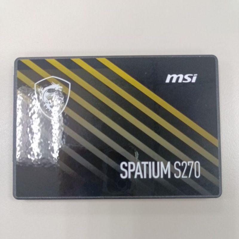MSI SPATIUM S270 960GB SATA 2.5 SSD | 蝦皮購物