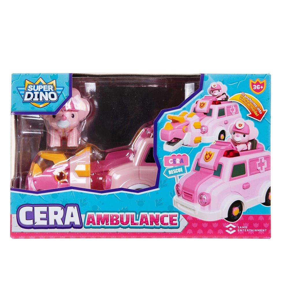Super Dino恐龍救援隊 - 三角龍救護車 (SAMG Animation) 84057 | 蝦皮購物