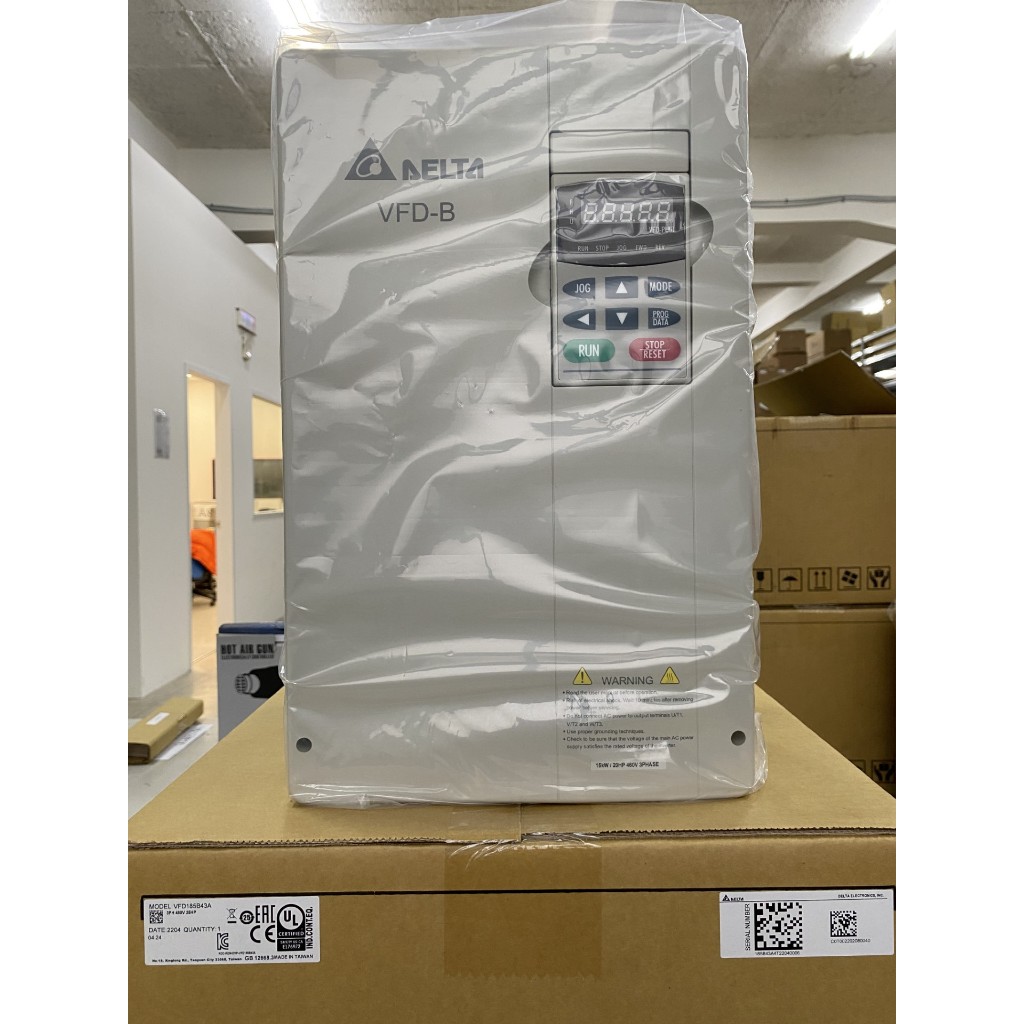 台達 變頻器 VFD185B43A 3相 380V 25HP VFD-B，出清，售完為止 | 蝦皮購物