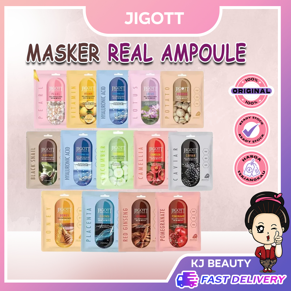 Korea jigott Face mask masker wajah flek glowing | 蝦皮購物