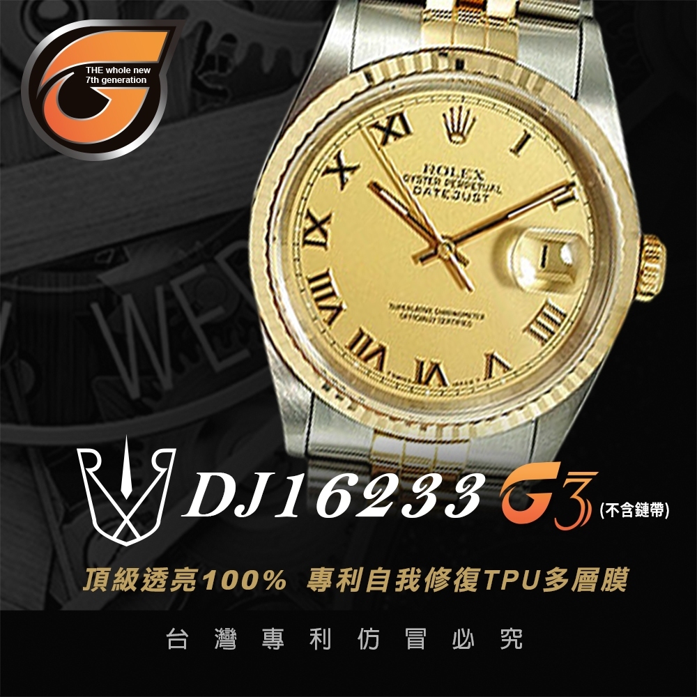 RX8-G3 勞力士ROLEX膠帶款系列手錶貼膜 | 蝦皮購物