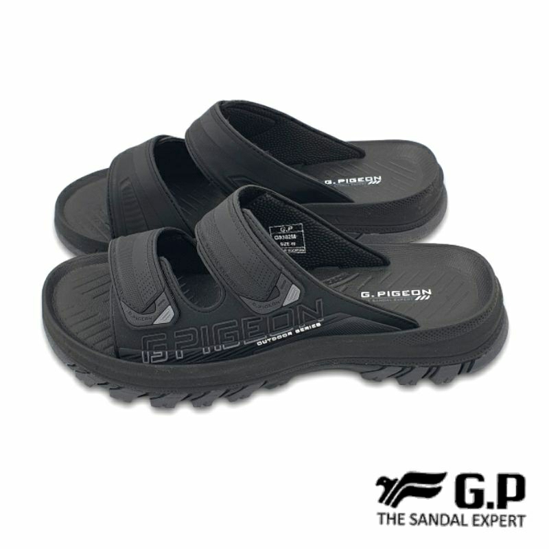 【MEI LAN】G.P 阿亮代言 (男) 綠藻科技 拖鞋 Q彈 防滑 耐磨 G9382M 黑 另有棕色 | 蝦皮購物