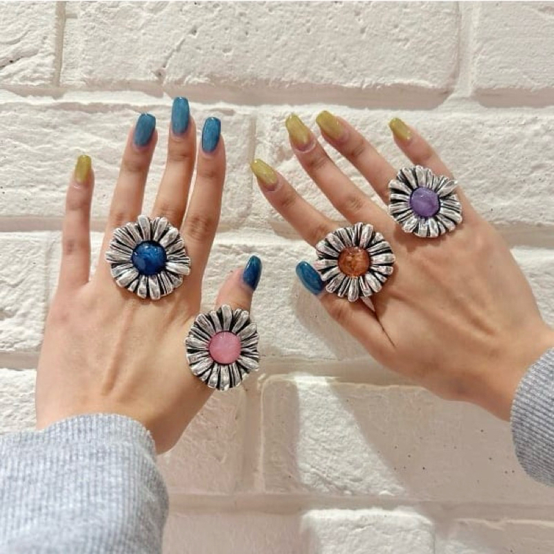 日本連線代購🇯🇵日本限定Beams Japan RayBeams 花花戒指 Beams大花戒指 | 蝦皮購物