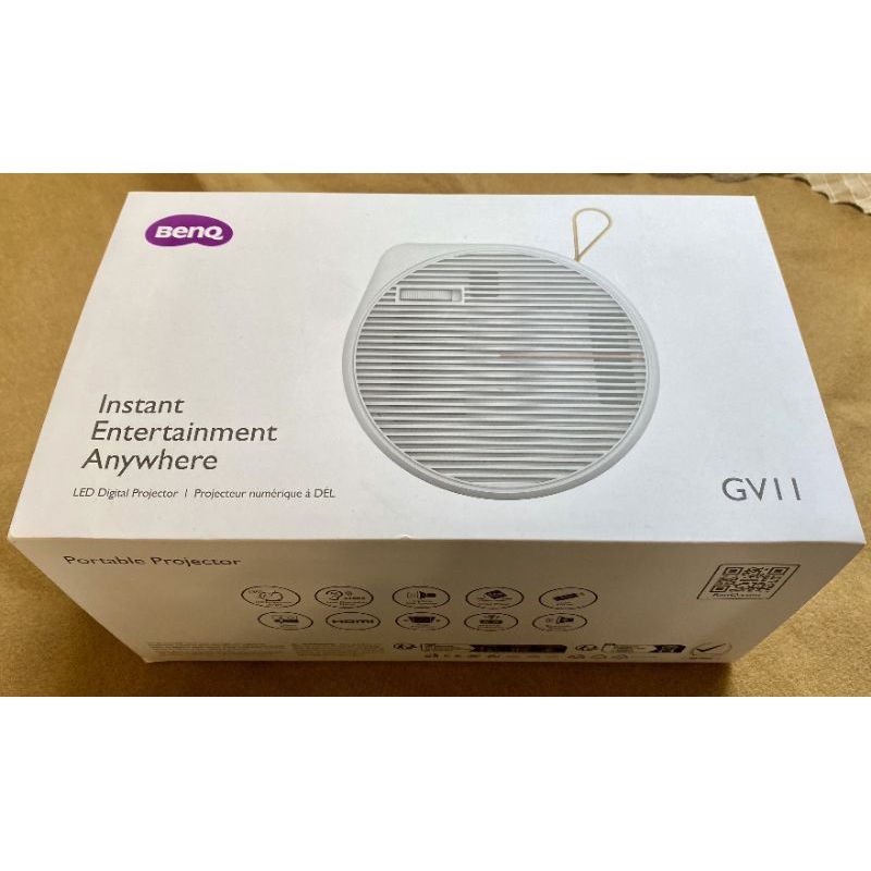 （已有人預定）〔九成新〕BENQ投影機 GV11 LED行動微型投影機 | 蝦皮購物