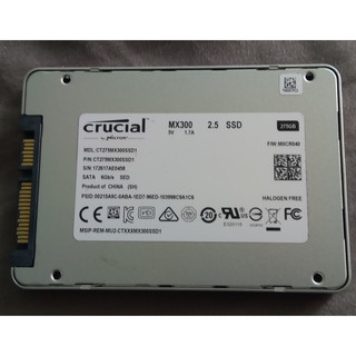 美光 Micron Crucial MX300 CT275MX300SSD1 275GB SSD 固態硬碟 替換磁區 | 蝦皮購物